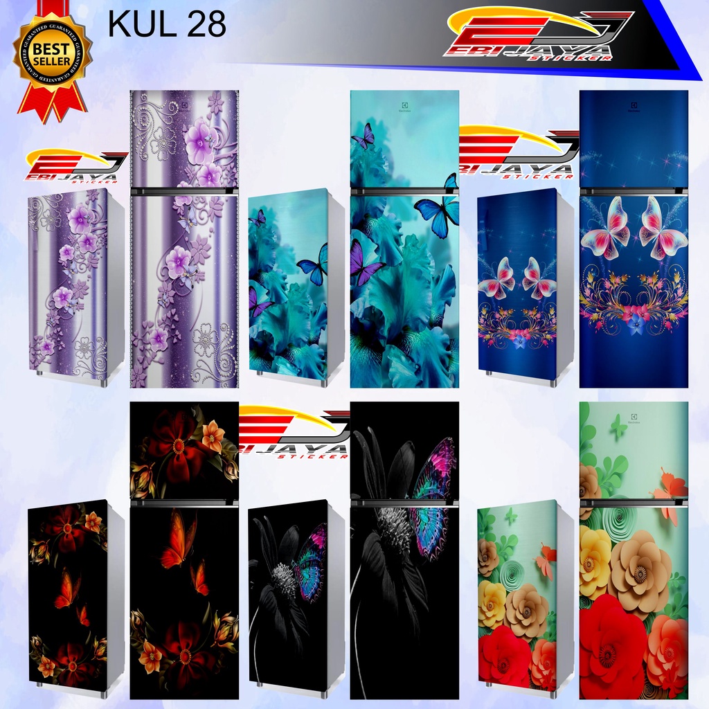 Jual STIKER ELEGANT KEKINIAN UNTUK KULKAS DAN MAGICOM / STIKER KULKAS 1 ...