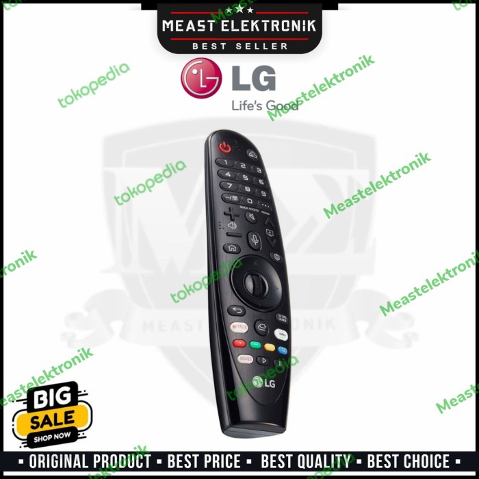 Jual Remote Tv - Remote Tv Lg Magic Remot Tv Ajaib Mmr 20Gab Um Un Lm ...