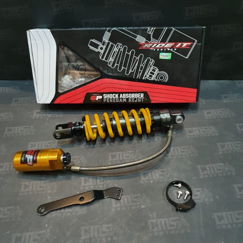 Jual Monoshock Sok Belakang Ride It GP 103 Tabung Pisah Ninja 250 320mm Merah | Shopee Indonesia