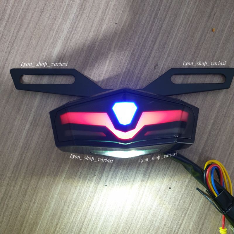 Jual Lampu Stop Rem Stop Lamp Led 3 In 1 Transformers Plus Breket KLX ...
