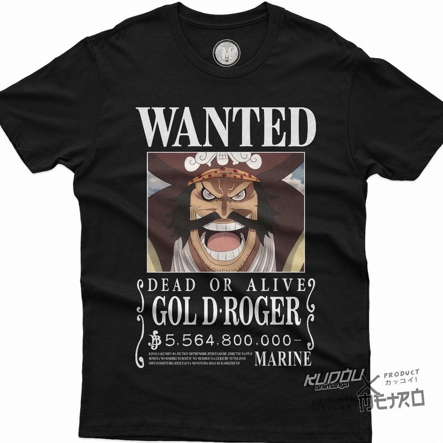 Jual Kaos Anime ONE PIECE Wanted Gol D, Roger | Shopee Indonesia Jual Kaos Anime ONE PIECE Wanted Gol D, Roger | Shopee Indonesia