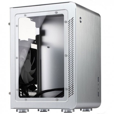 Jual Jonsbo U2 Window Silver Mini ITX Case | Aluminium Computer PC ...