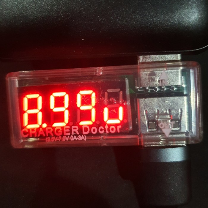 Jual Doctor Charger alat cek volt ampere voltase tegangan usb cas hp clear | Shopee Indonesia