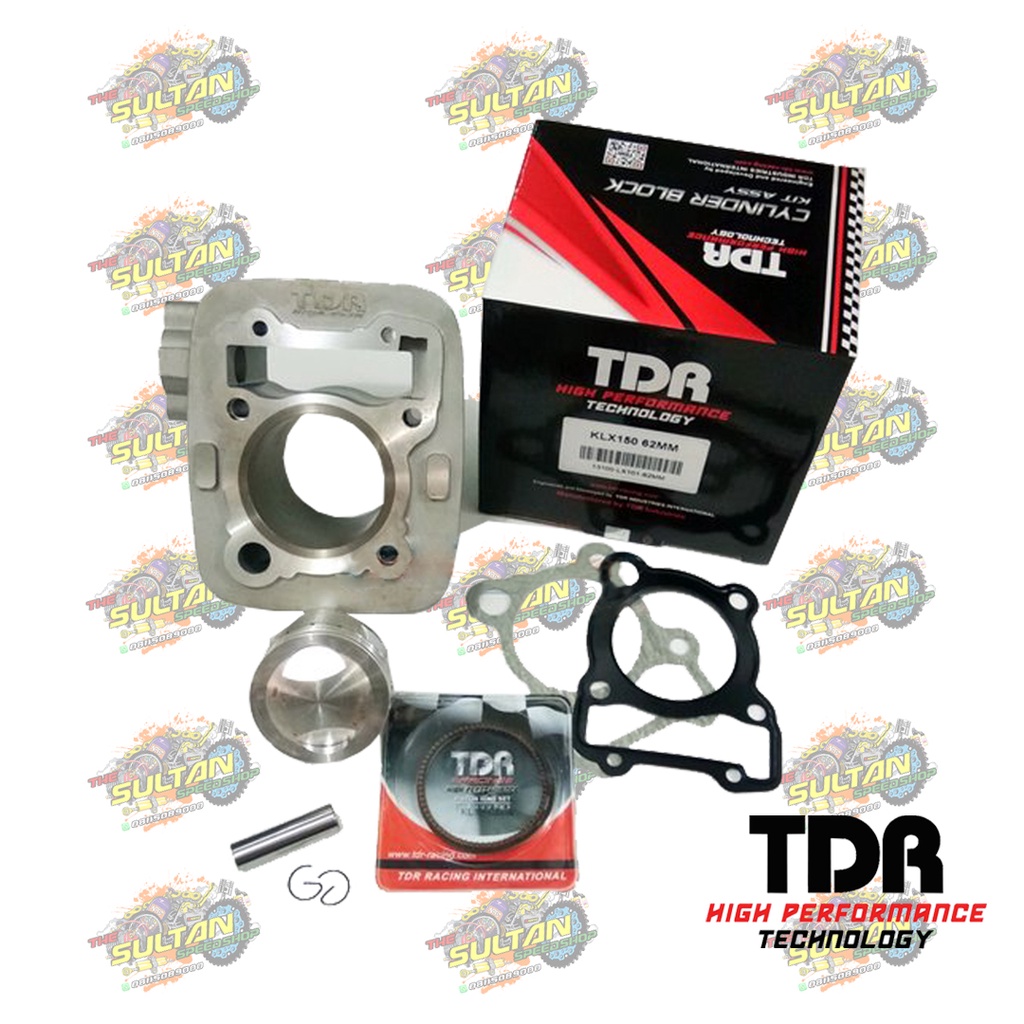 Jual CYLINDER BLOCK KIT 63MM BORE UP 169CC KLX 150 TDR | Shopee Indonesia
