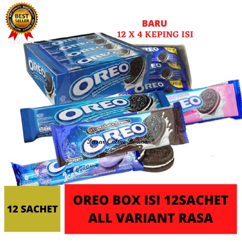 Jual Oreo All Varian Rasa Original Strawberry Chocolate Ice Cream ...