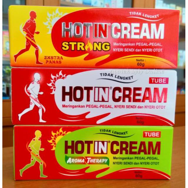 Jual Hot In Cream 60 gram Original Strong Aromatherapy | Shopee Indonesia