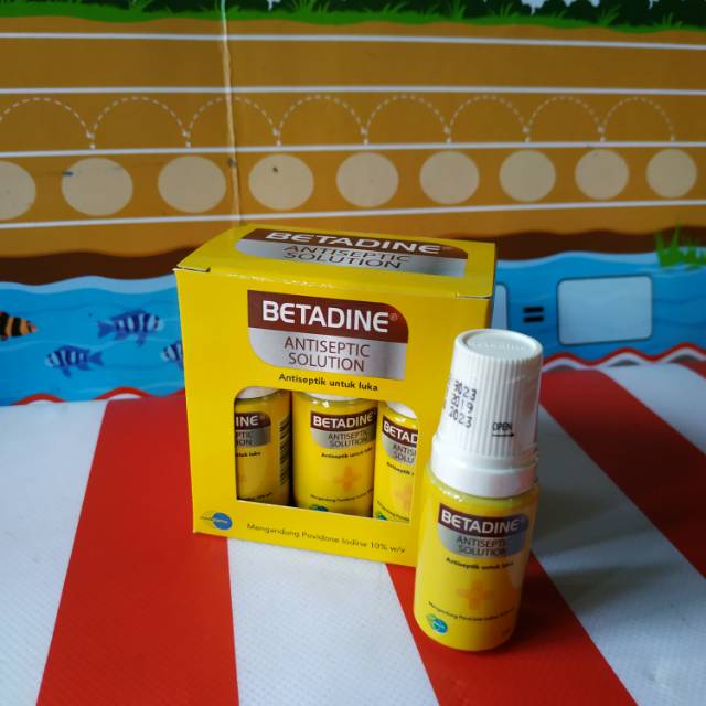 Jual Betadine 5 ml (1 Box Isi 6 Botol) | Shopee Indonesia