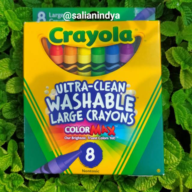 Jual Crayola Ultra-Clean Washable Large Crayons | Shopee Indonesia
