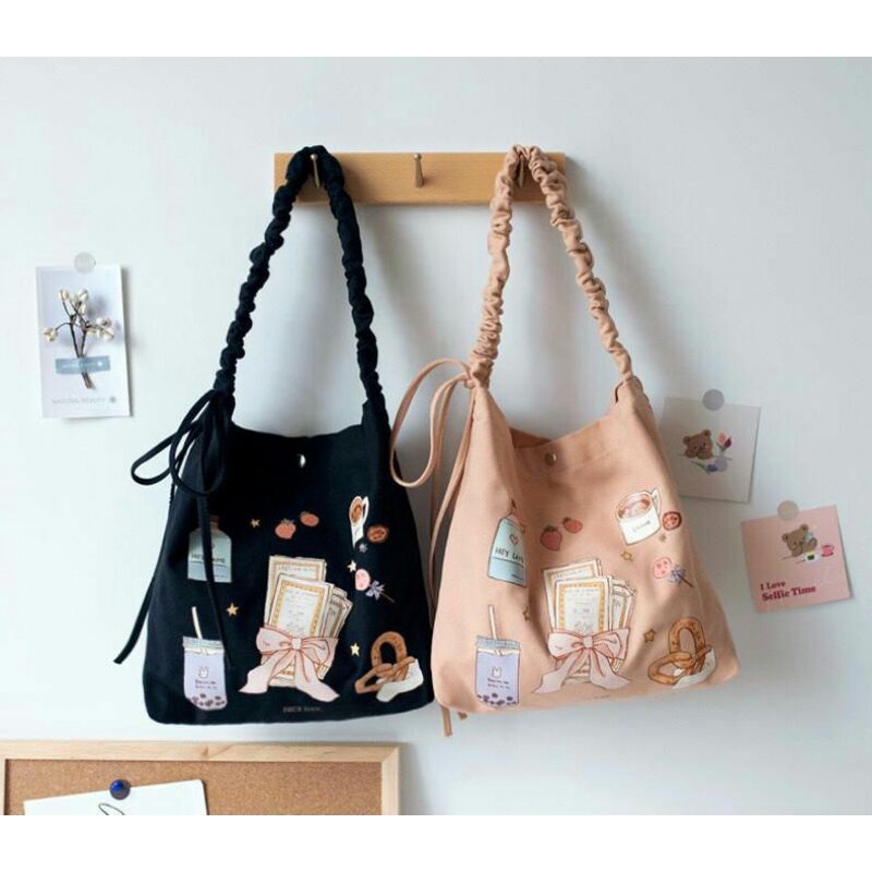 Jual Tas Tote Carla korean | Shopee Indonesia