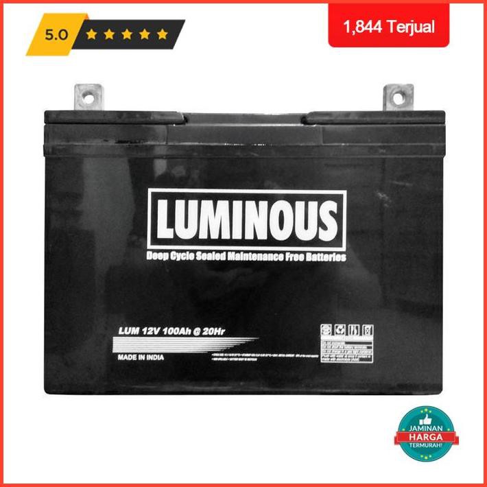 Jual Battery/Aki Vrla Luminous 100 Ah 12V Limited | Shopee Indonesia