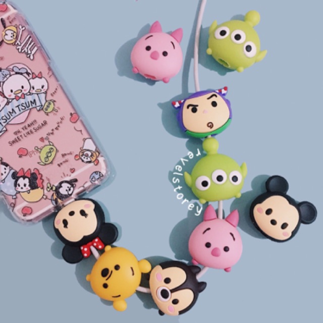 Jual disney & toy story cable bite • cable protector pelindung kabel charger usb iphone android ...