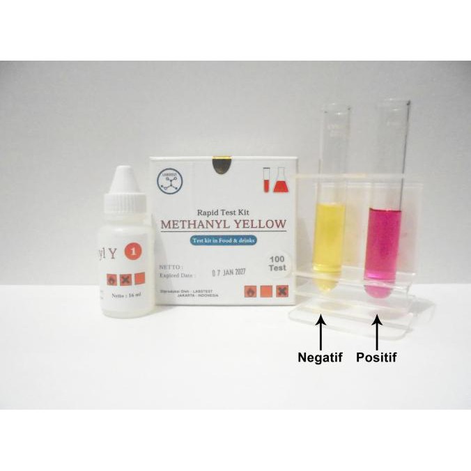 Jual Methanil Yellow Test Kit, Alat Uji Cepat / Rapid Test Methil ...