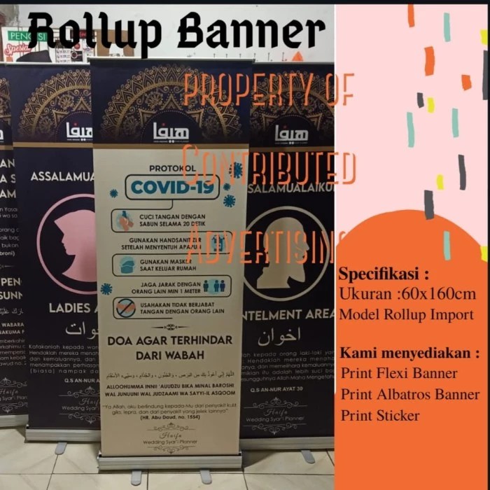 Jual Roll up banner plus cetak albatros 60x160 | Shopee Indonesia
