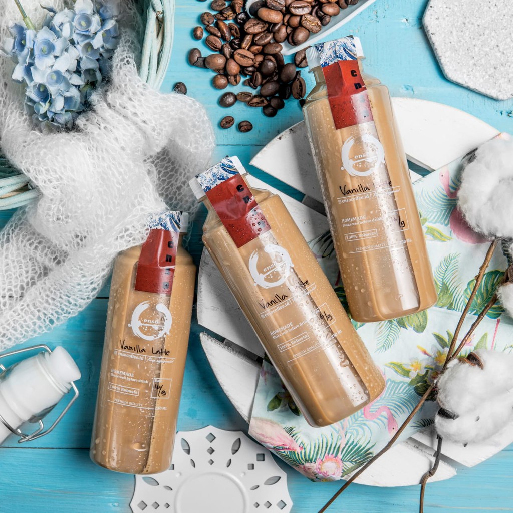 Jual Kopi Botolan Vanilla 250ml - Vanilla Latte - Kopi Susu Vanilla ...