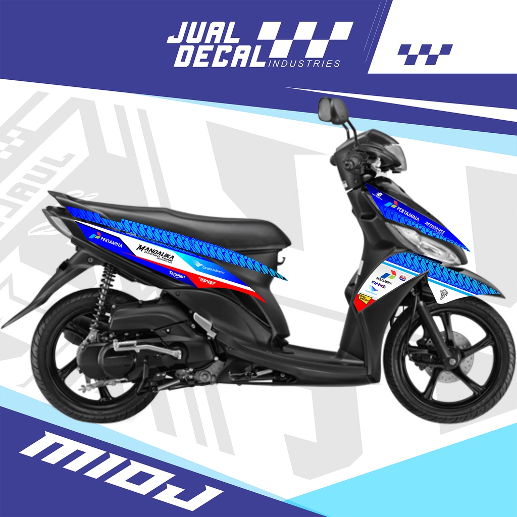 Jual Stiker Motor Mio J Mandalika Livery Striping Sticker List Yamaha ...