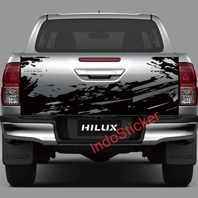 Jual Cutting Sticker Bahan Oracal Stiker mobil hilux sticker body ...