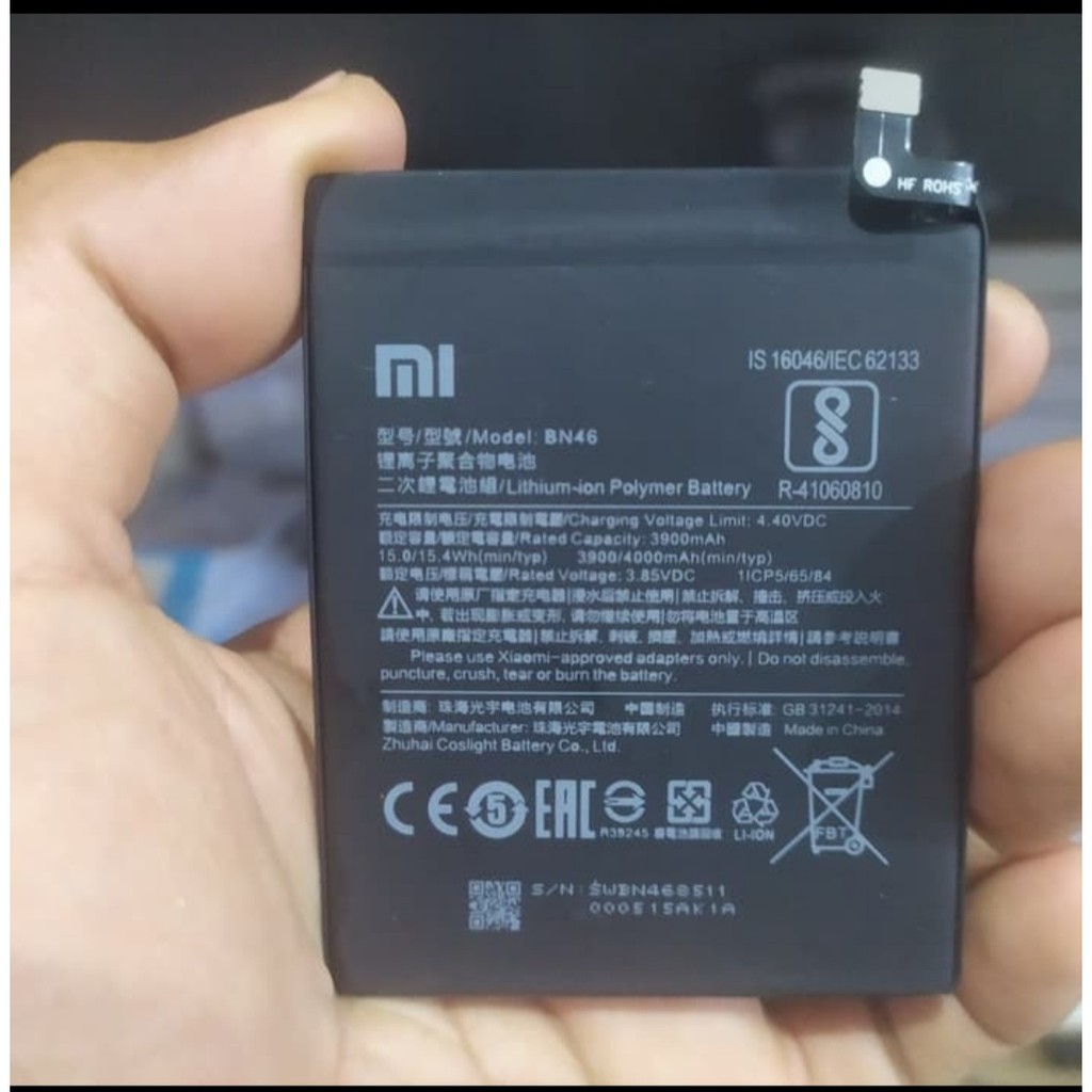 Jual Baterai Xiaomi Redmi Note 6 / BN46 Original Tanam | Shopee Indonesia