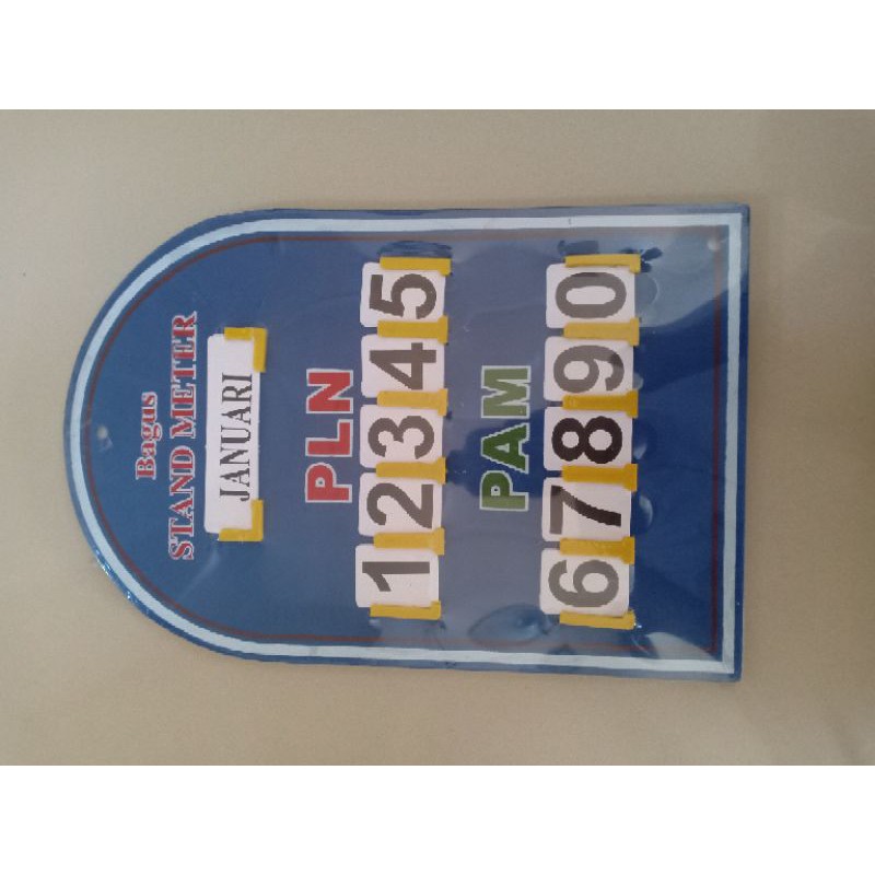 Jual Papan PLN Stan Meter dan PDAM bahan plastik harga murah kwalitas ...
