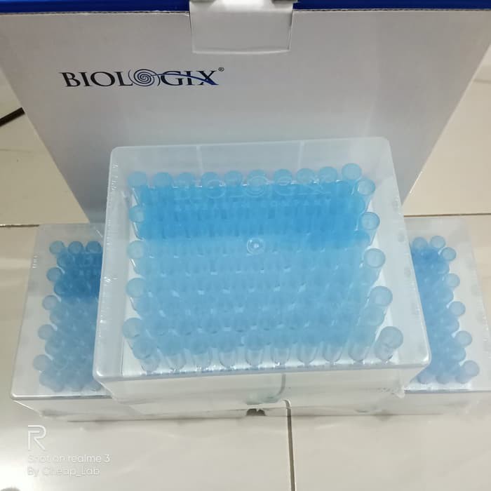 Jual Pipette Tips 1000 uL Sterile Blue Tips Rack Pack Biologix | Shopee ...