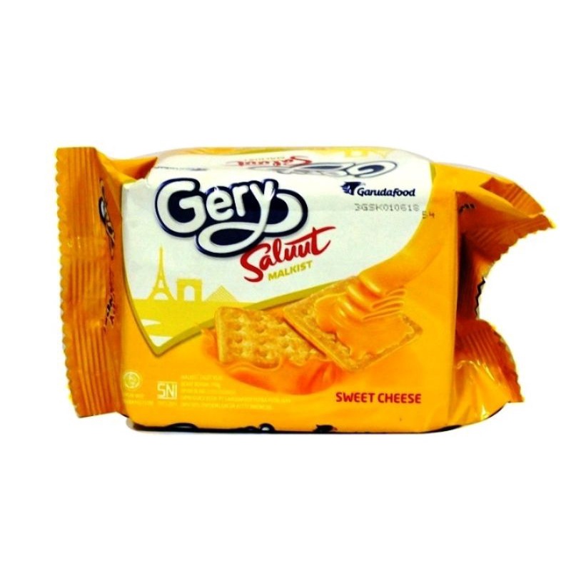 Jual GERY SALUUT MALKIST SWEET CHEESE 110gr / GARUDA FOOD GERRY SALUT ...