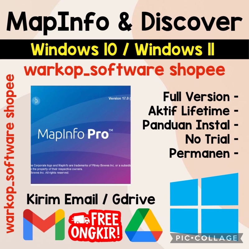 Jual Mapinfo Pro 17 | Discover Full Version | Shopee Indonesia