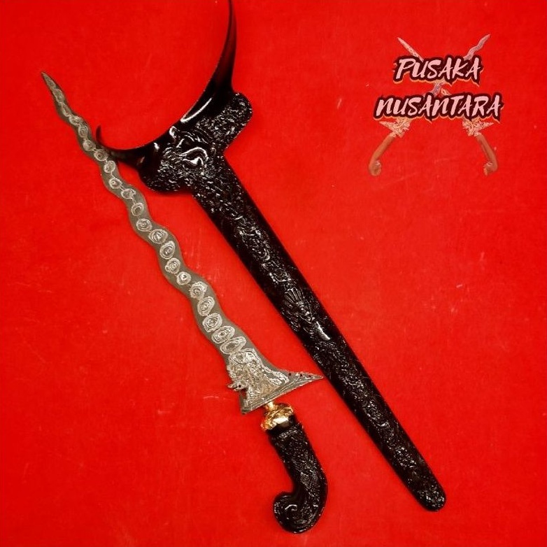 Jual Keris Nogo Siluman / Seluman Pamor Melati Rinonce Warangka Full ...