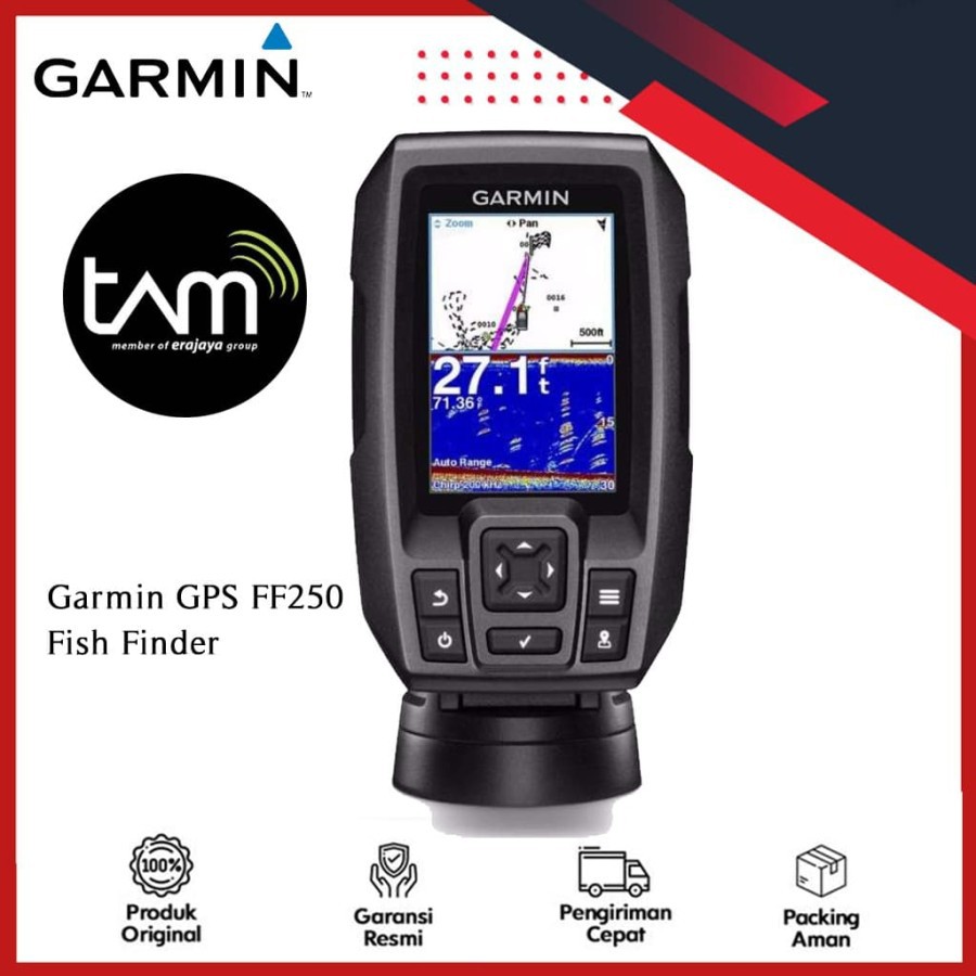 Jual Fish Finder GPS Garmin FF250 Alat Penemu Ikan Cari Ikan Mancing ...