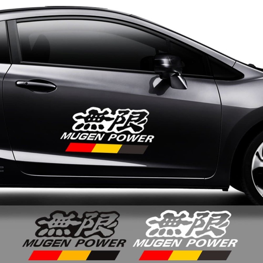 Jual stiker mobil mugen power 50cm keren cutting sticker mobil brio hrv ...