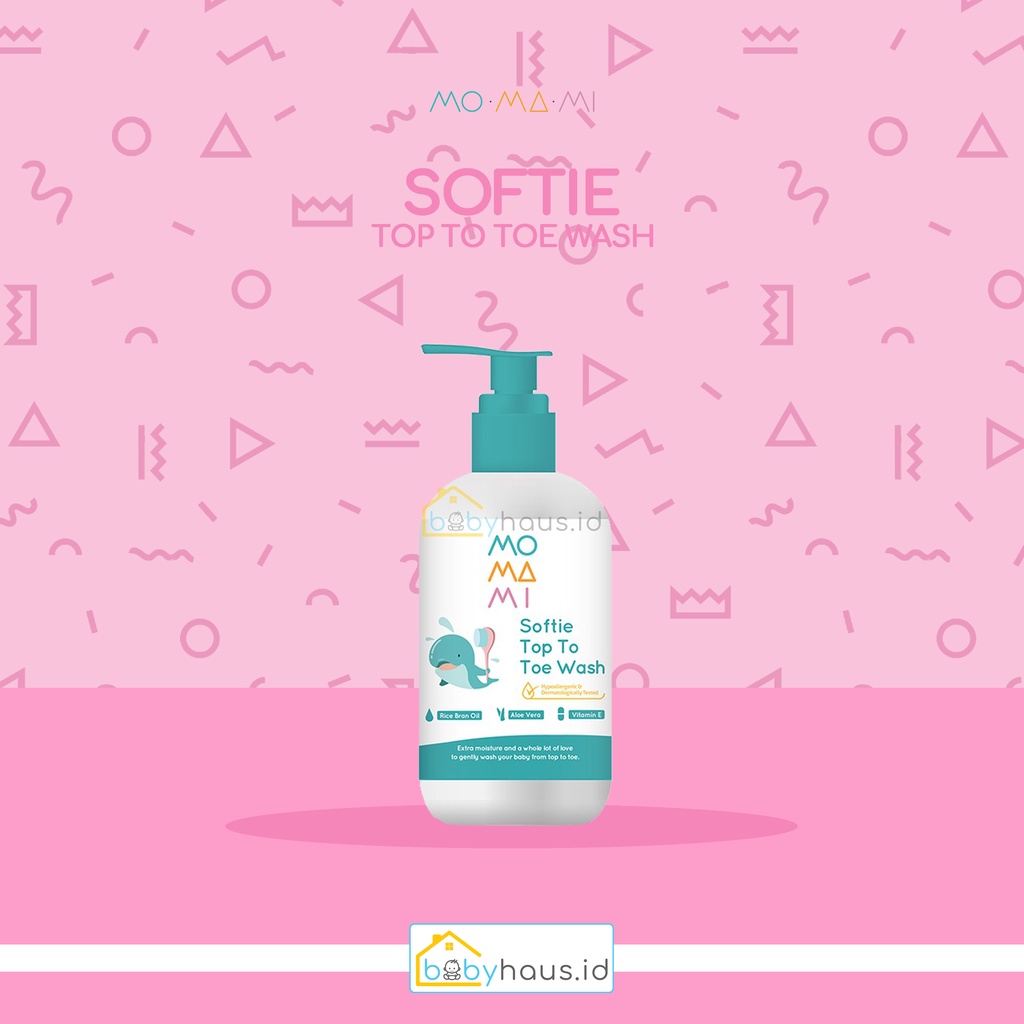 Jual MOMAMI - SOFTIE TOP TO TOE WASH 235ML | Shopee Indonesia