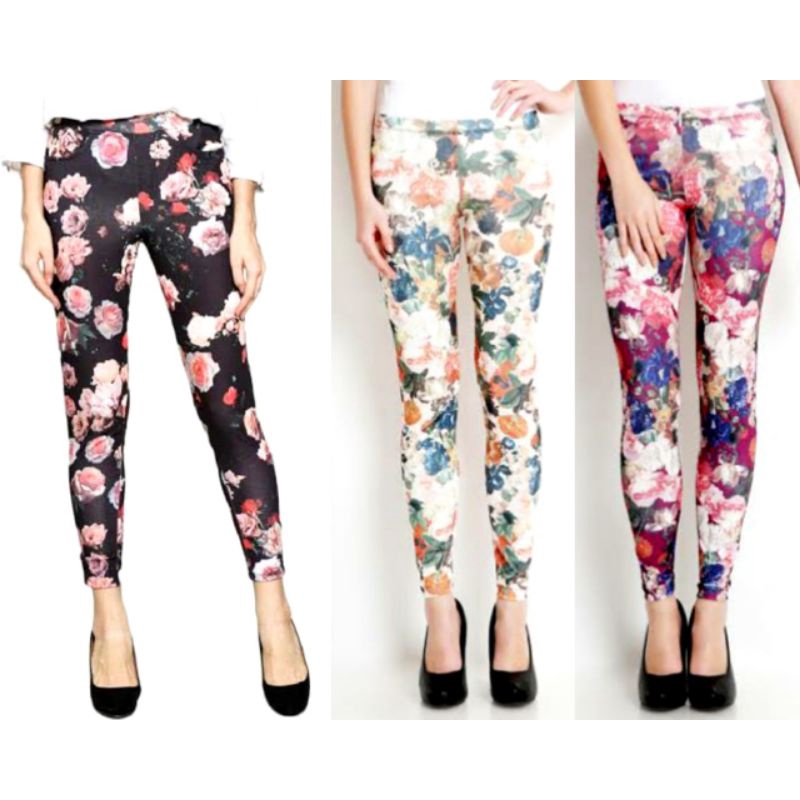 Jual Legging Motif Bahan Spandex Katun Ukuran Standar dan Jumbo ...