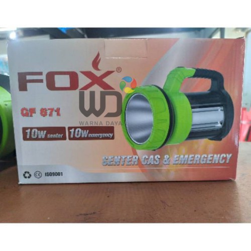 Jual SENTER CAS & EMERGENCY FOX GF-671 PUTIH | Shopee Indonesia