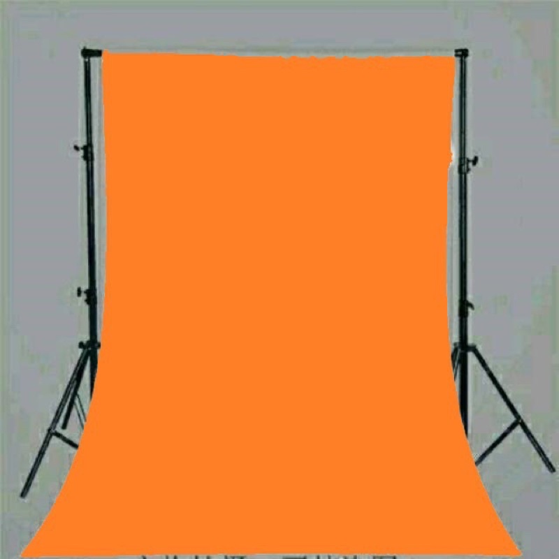 Jual Kain Background Orange 2,5x3M kain muslin | Shopee Indonesia