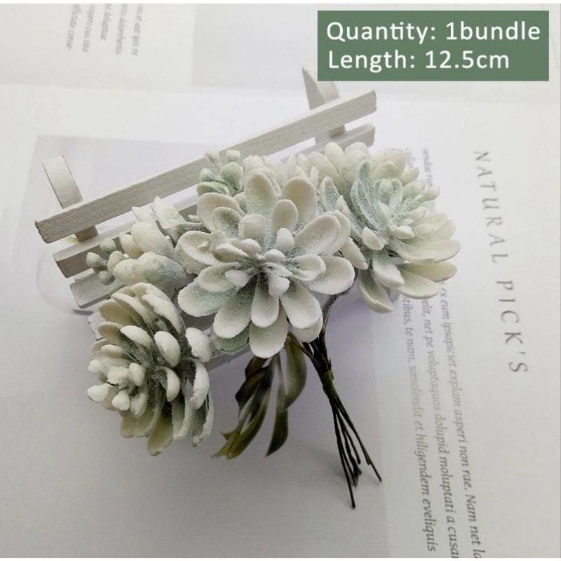 Jual (6 pcs/ikat) Bunga Artificial LOTUS Bunga Plastik Hias Dekorasi ...