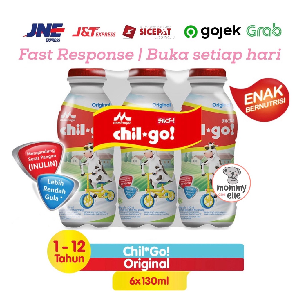 Jual Morinaga Chil Go Chilgo cair Original 130ml 6 botol (susu UHT anak ...
