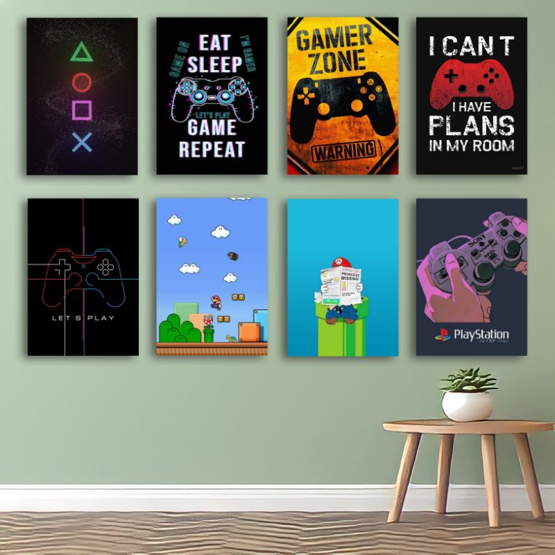 Jual Poster kayu gaming gamer - Hiasan dinding - poster gaming gamer ...