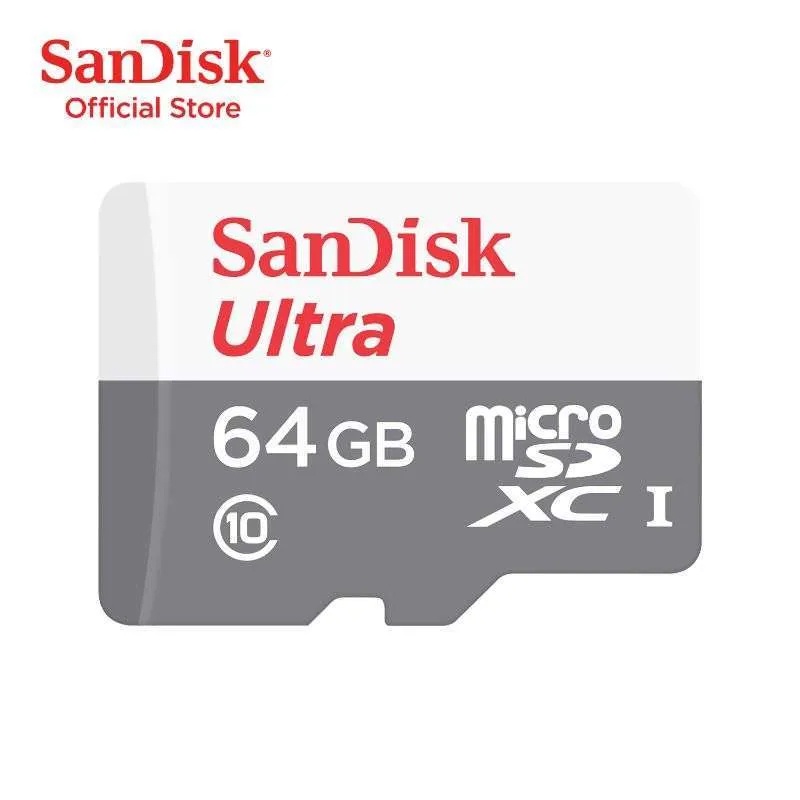 Jual SANDISK MEMORY CARD MICRO-SD 64 GB ULTRA/CLASS 10 (100 MBPS ...