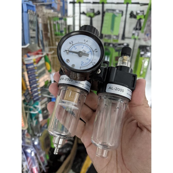 Jual AIR FILTER COMPRESSOR MINI AIR FILTER REGULATOR SARINGAN UDARA ...