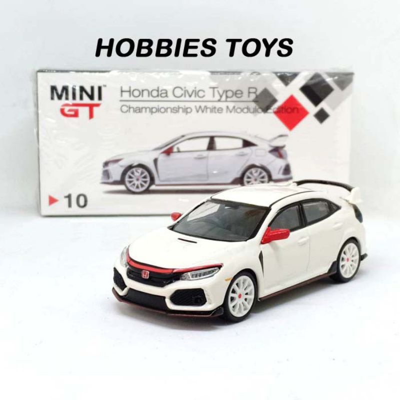 Jual Mini GT 10 Honda Civic Type R (FK8) Championship White Modulo ...