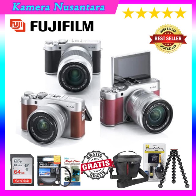 Jual FUJIFILM X-A5 / FUJI FILM X-A5 / FUJIFILM XA5 KIT 15-45MM OIS PZ WIFI ORIGINAL / FUJI XA5 ...