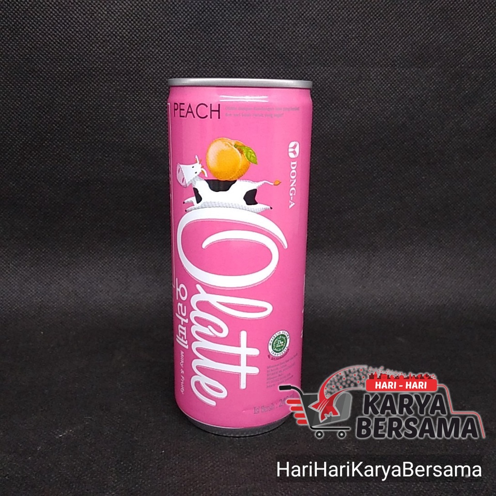 Jual MINUMAN DONG-A OLATTE MILK & PEACH 240ML | Shopee Indonesia