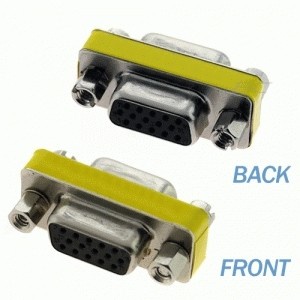 Jual Konektor / Converter Vga To Vga ( Female - female ) Perpanjangan ...