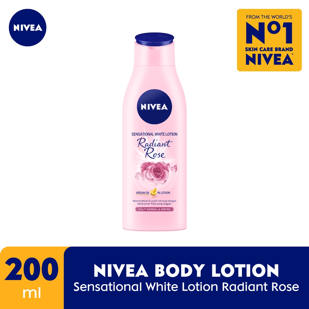 Jual NIVEA HANDBODY SENSATIONAL RADIANT ROSE 200ML | Shopee Indonesia