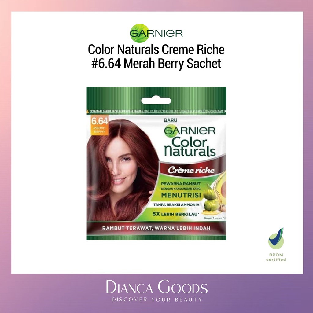 Jual GARNIER Color Naturals Series (Sachet Hijau) | Coklat / Coklat ...