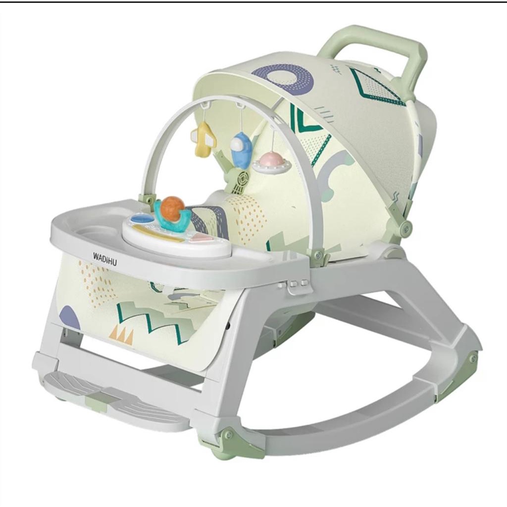 Jual Right Start Bouncer TABLE & Adventurer & Rocker Newborn Toddler ...