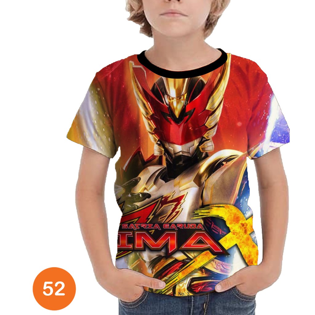 Jual Baju BIMA Satria Garuda 3D Baju Kartun Series Anak #52 | Shopee ...