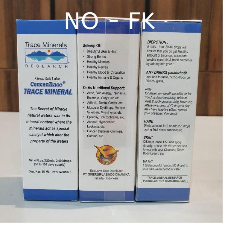 Jual Trace mineral 2 drops CMD 4 Oz 120ml 120 ml 1 drops CMD 2 Oz 60ml ...