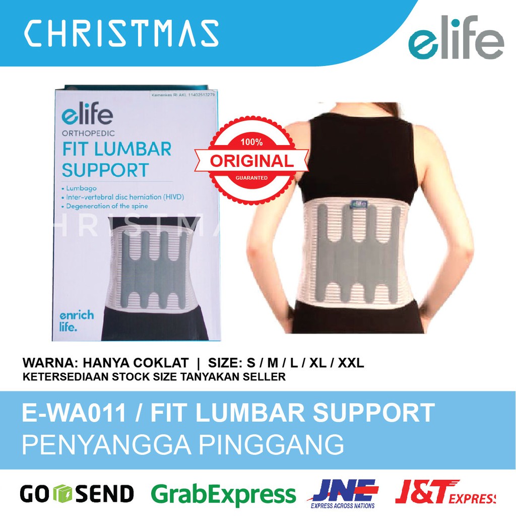 Jual Korset Penyangga Pinggang Punggung Lumbar Sacro Fit Lumbar Support ...