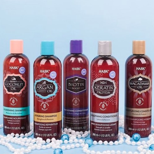 Jual HASK Shampoo Shampo Conditioner Organic Natural Hair Leave in ...