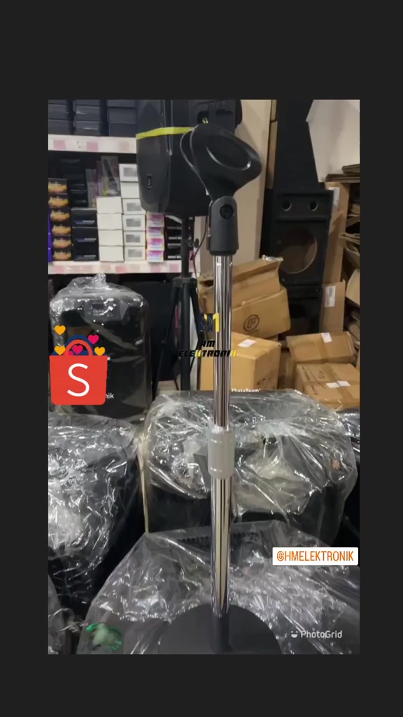 Jual Stand Mic / Tiang microphone Stainless Full metal besi | Shopee ...