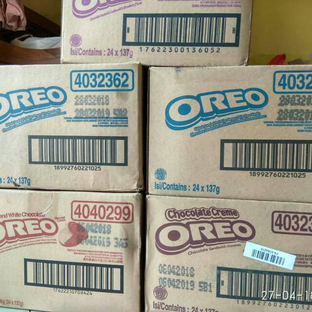 Jual Oreo 137 gram 1 Dus Isi 24 Bungkus | Shopee Indonesia
